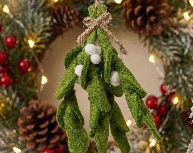 Felt Mistletoe - Etsy