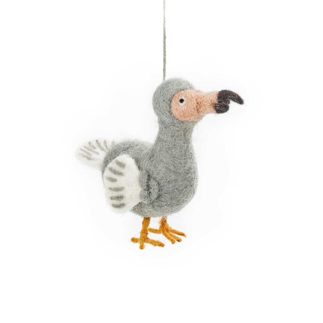 Doris the Dodo - Handmade - Needle Felt - Hanging Decoration ...