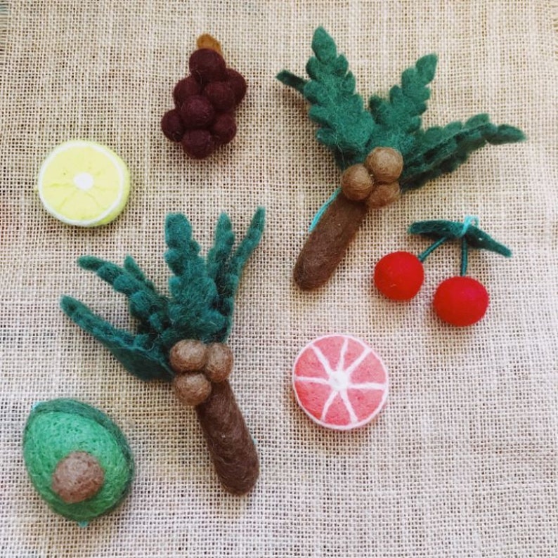 Fabulous Fruits Fruit Felt Fruits Hanging Decorations - Etsy UK