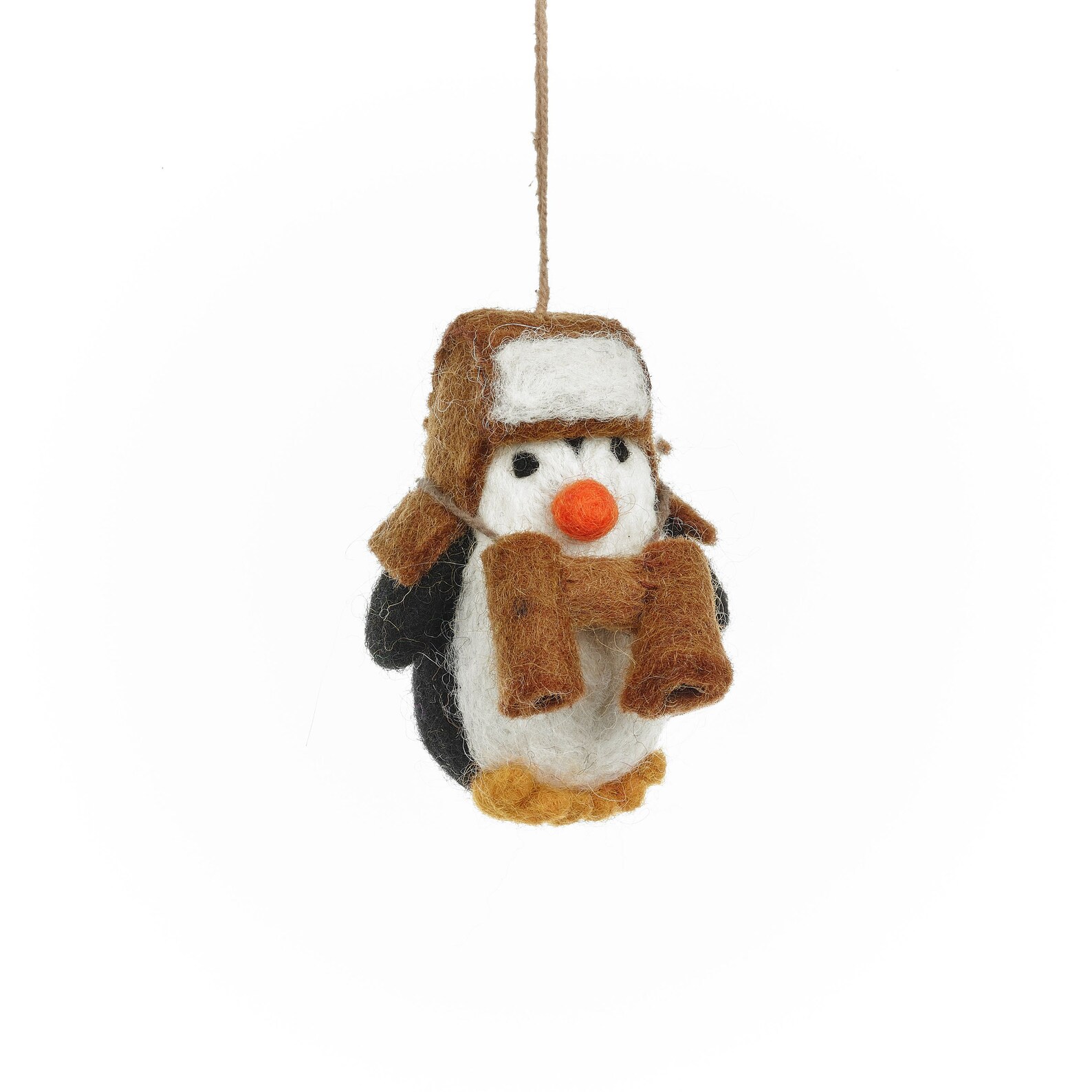Arctic Explorer Penguin - Hanging Decoration - Needle Felting ...