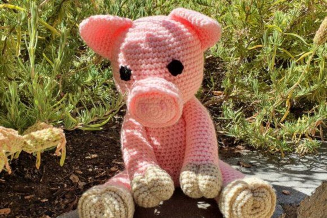 Roly Poly Piggy Crochet Pattern, Decor Tutorial, Amigurumi Plushie Toy ...