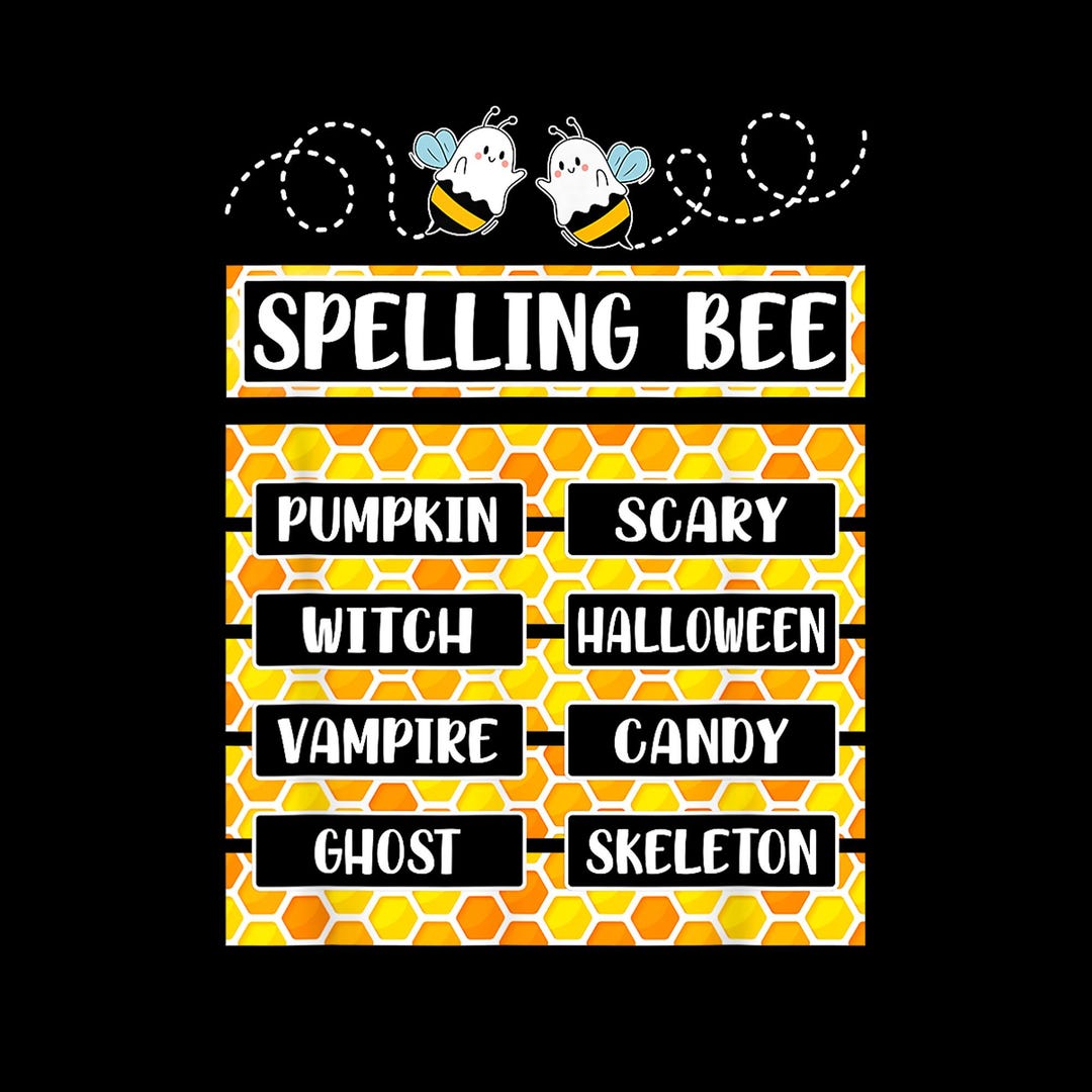 Funny Spelling Bee Pun Halloween Costumes for Teachers Digital PNG - Etsy