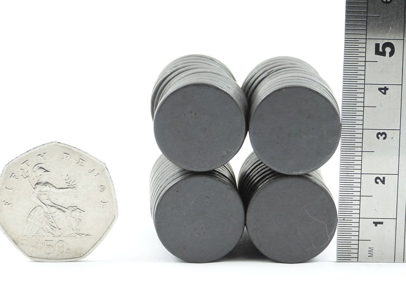 Ferrite Disk Magnets 20mm X 3mm C8 for Making Fridge Magnets - Etsy