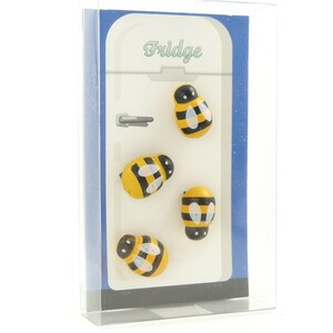 Bumble Bee / Honey Bee Fridge Magnet Set of 4 With Gift Box. Teachers ...