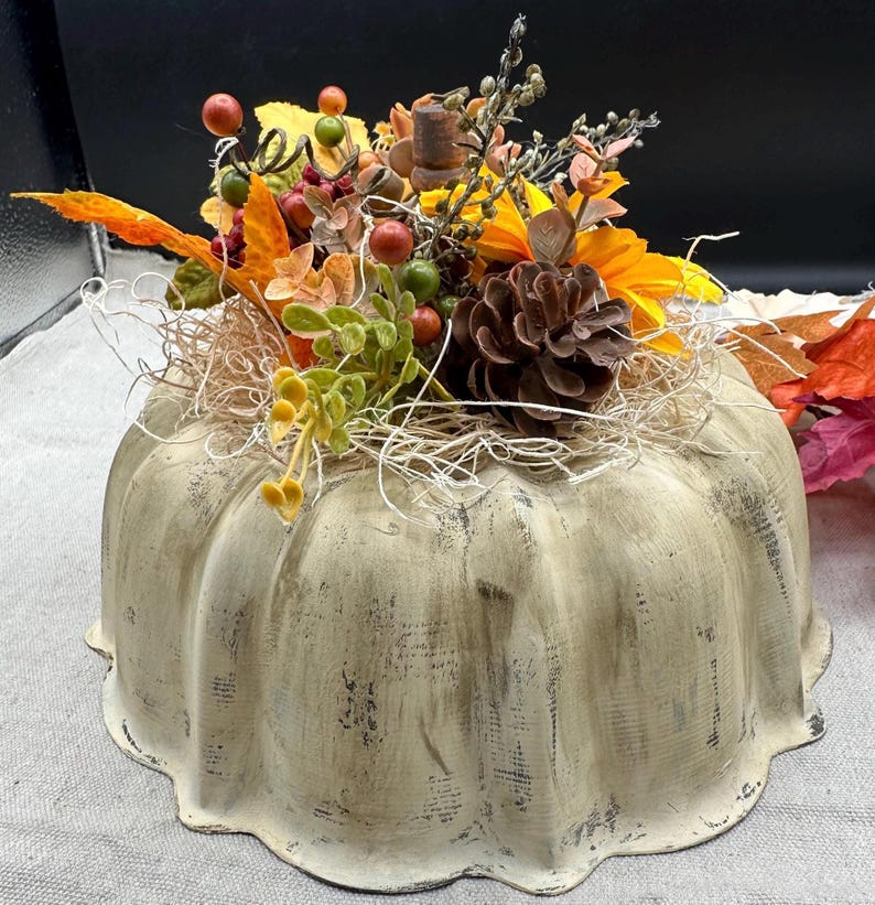 Fall Bundt Pan Pumpkin/fall Decor - Etsy