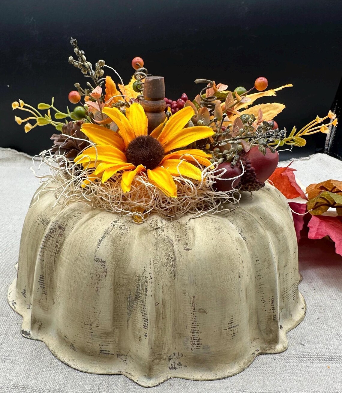 Fall Bundt Pan Pumpkin/fall Decor - Etsy