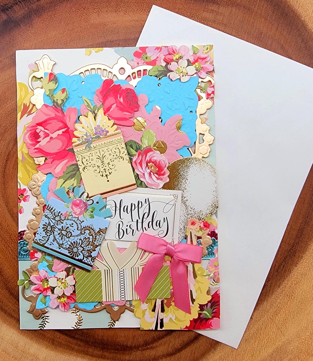 Handmade 3D Happy Birthday Card - Etsy