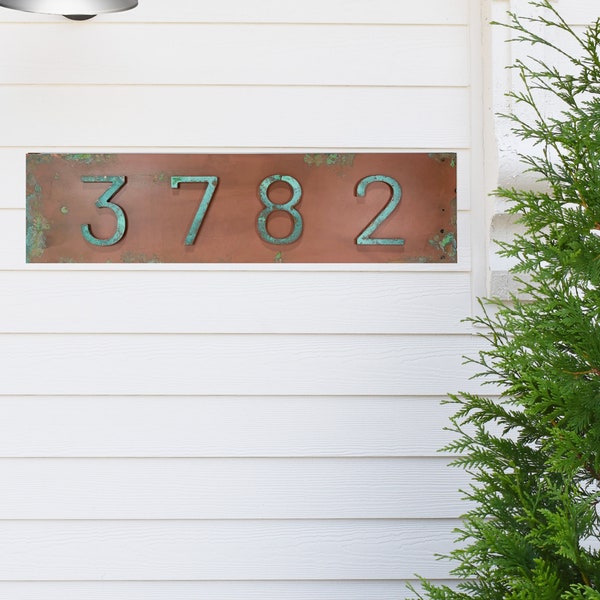 Copper House Number - Etsy