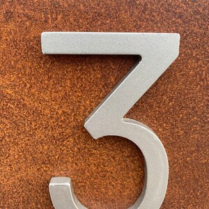 Lodo Rust House Numbers Modern House Numbers Sign Steel - Etsy