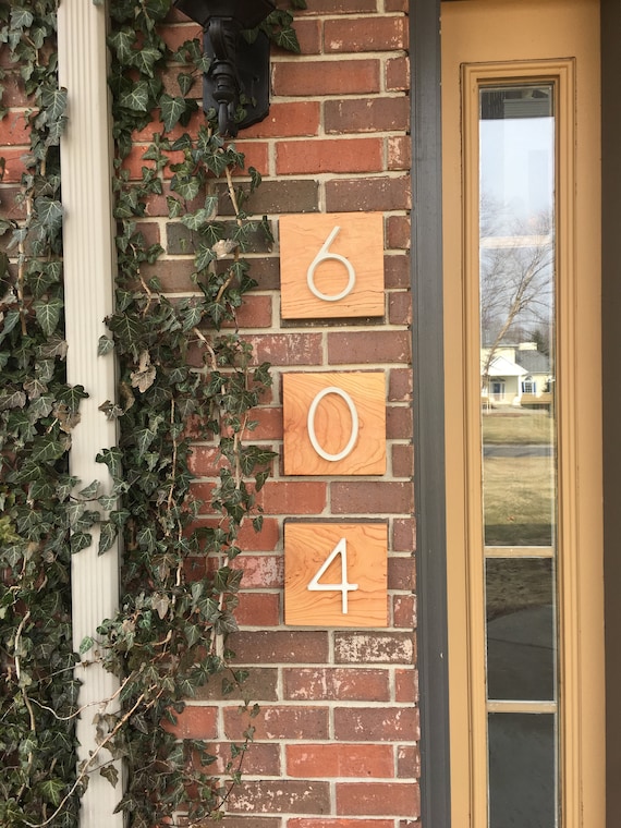 Modern House Numbers House Numbers Sign Address | Etsy
