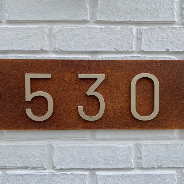Rust House Numbers - Etsy