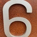 Highland Rust House Numbers Modern House Numbers Sign Steel - Etsy