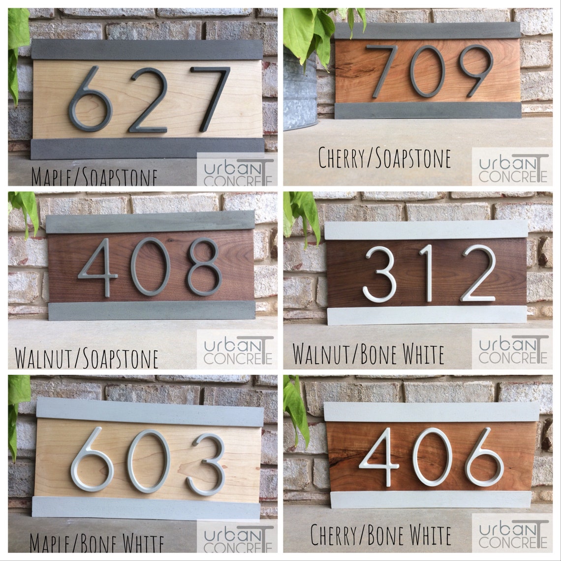 Modern House Numbers House Numbers Sign Address - Etsy Canada