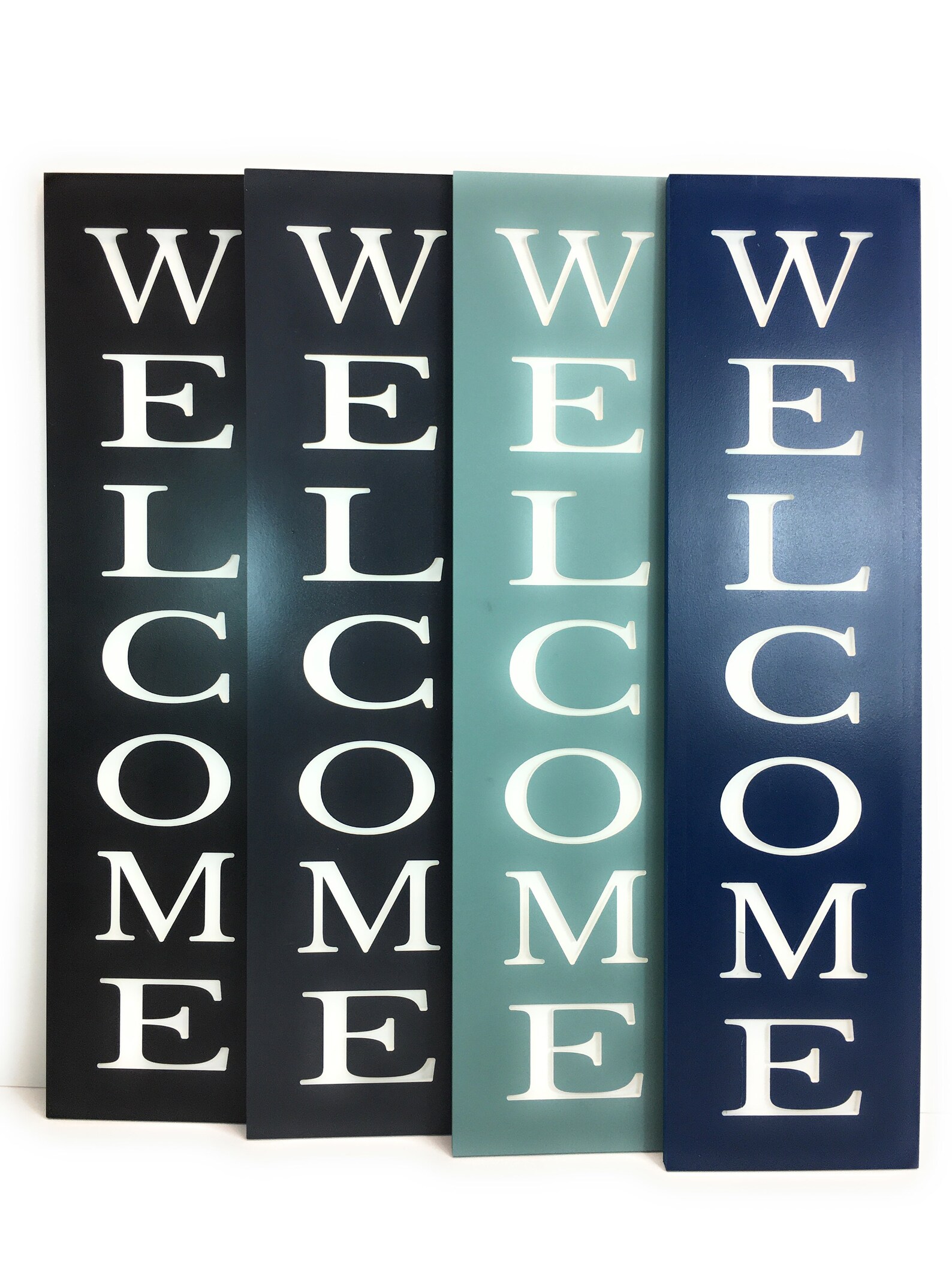 Signo de bienvenida vertical signo de bienvenida de la casa - Etsy España