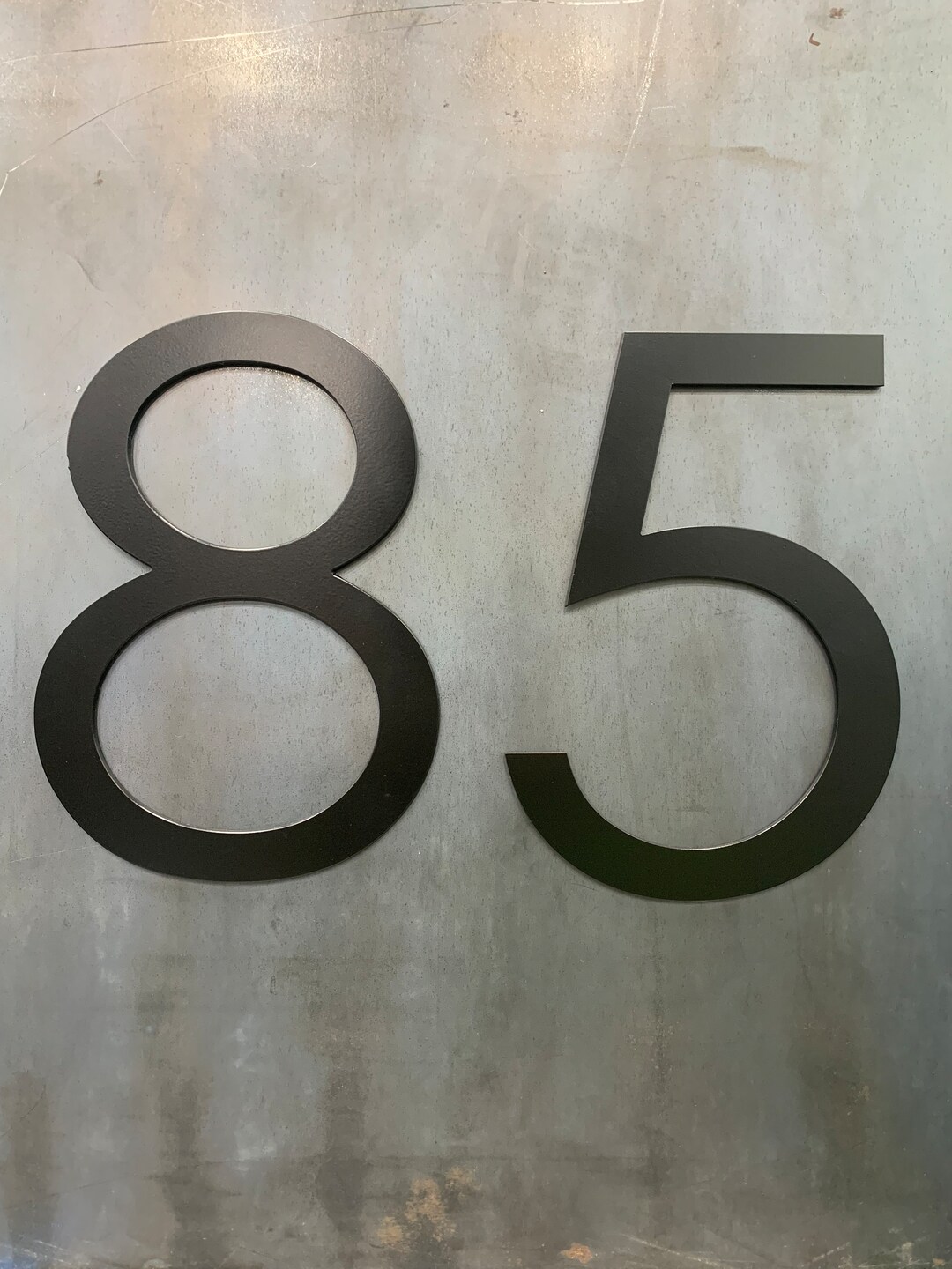 Metal House Numbers Black, Individual Address Numbers,address Sign ...