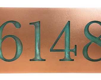 Copper House Numbers - Etsy