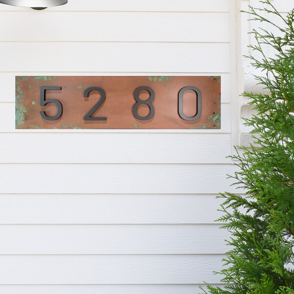 Copper Address Plate - Etsy