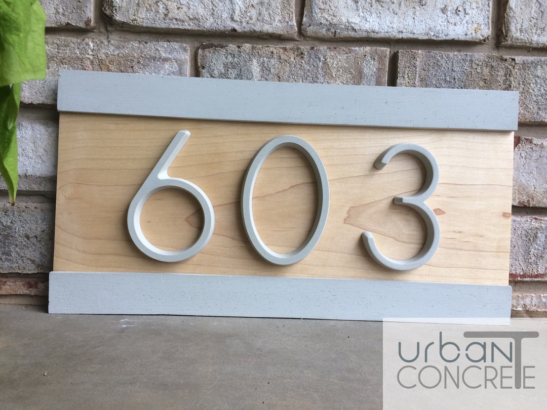 Modern House Numbers, House Numbers Sign, Address Plaque,custom House ...
