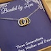 Three Generations Necklace, Generations Necklace, Birthday Gift From ...