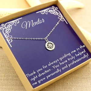 Mentor Gift for Women, Mentor Teacher Gift, Mentor Thank You, Compass ...