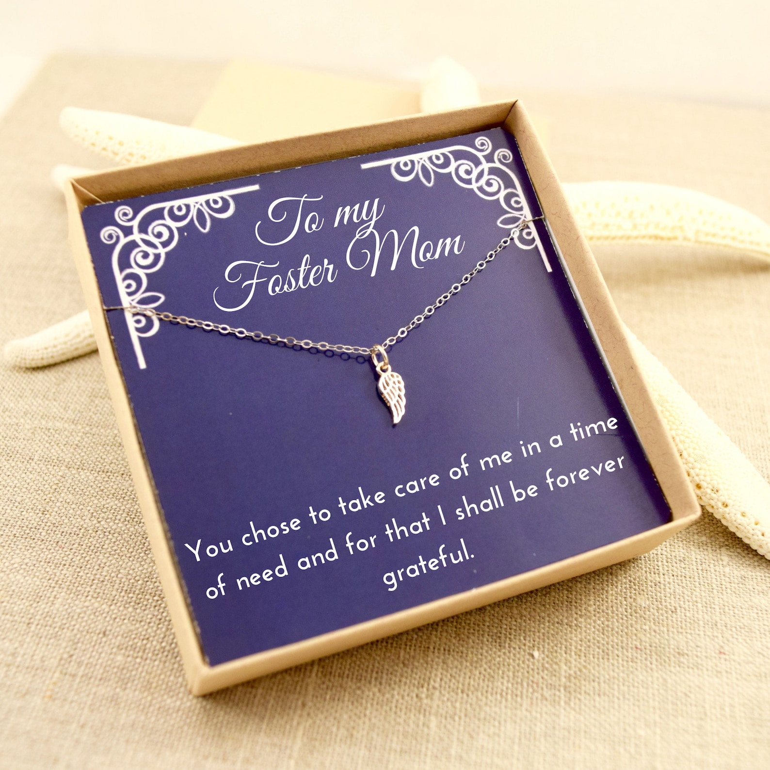 Christmas Gift for Foster Mom Foster Mom Necklace Adoptive - Etsy