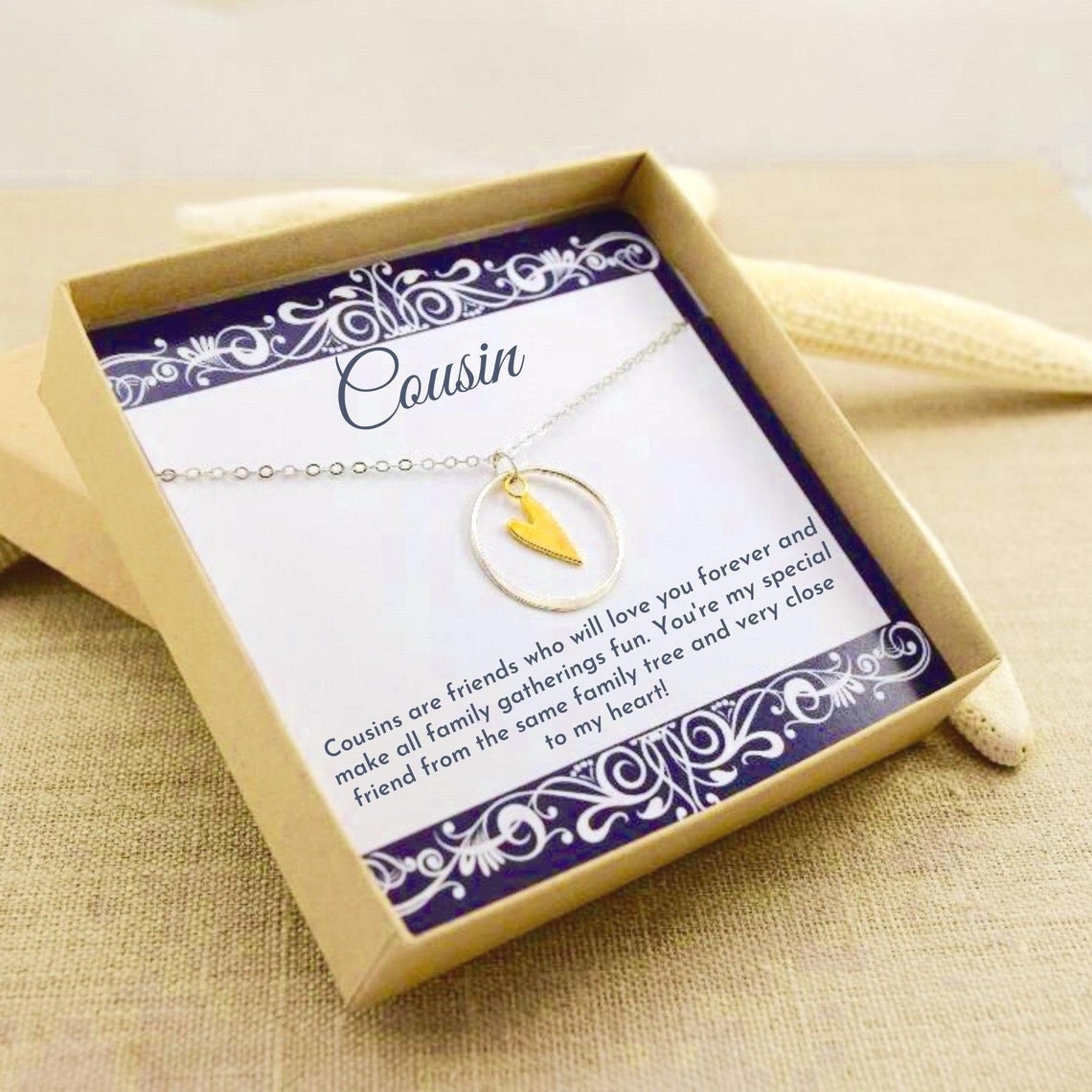 Cousin Christmas Gifts Necklace for Cousin Cousin Necklace - Etsy