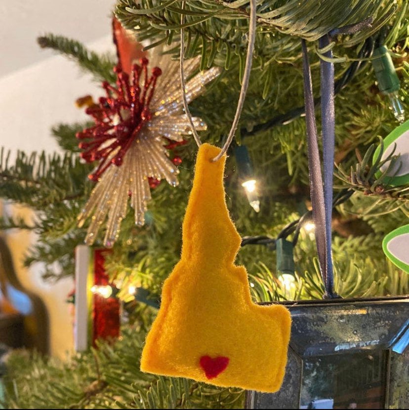 Felt Idaho State Christmas Ornament | Etsy