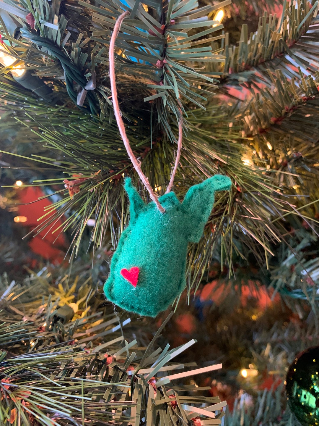 Felt West Virginia State Christmas Ornament - Etsy