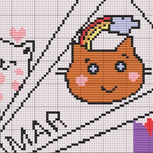 2024 Cross Stitch Calendar CATS - Etsy