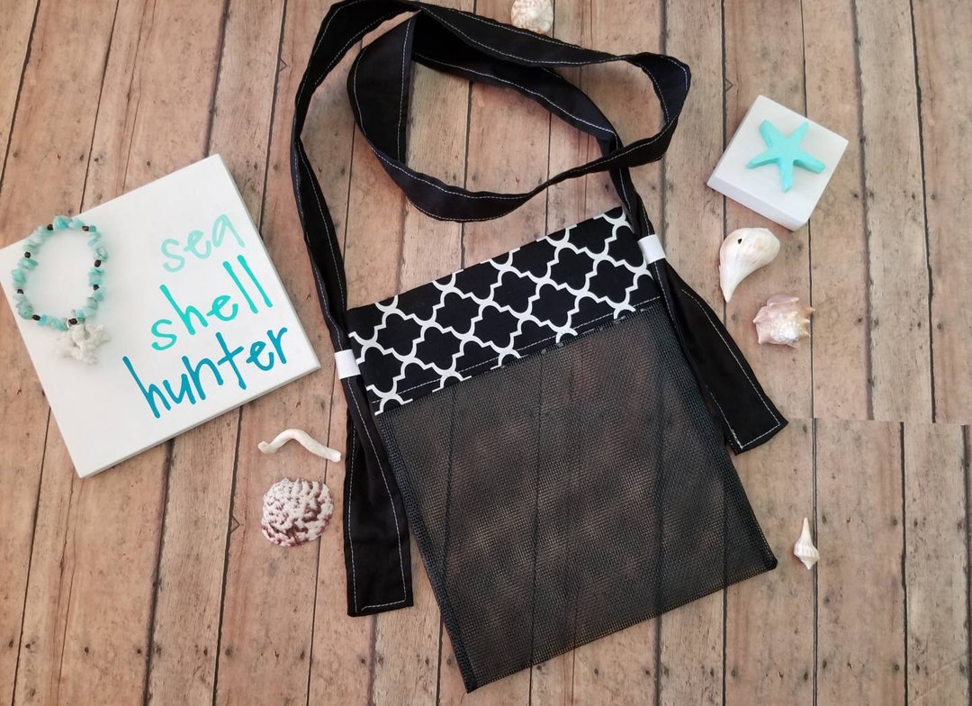 Sea Glass Collecting Bag, Shell Bag, Shell Collecting Tote, Sand Free ...