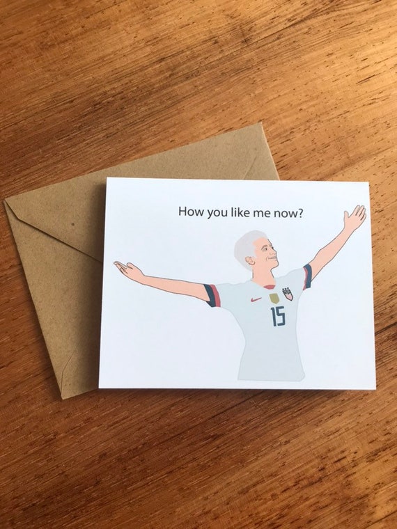 Megan Rapinoe Congratulations Card | Etsy
