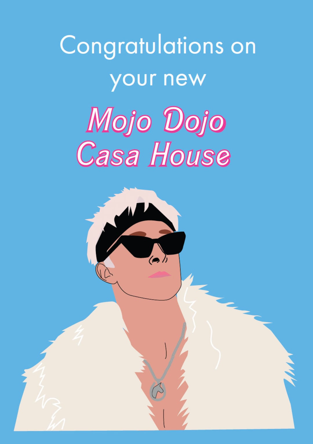 Ken Mojo Dojo Casa House Card Barbie Movie - Etsy
