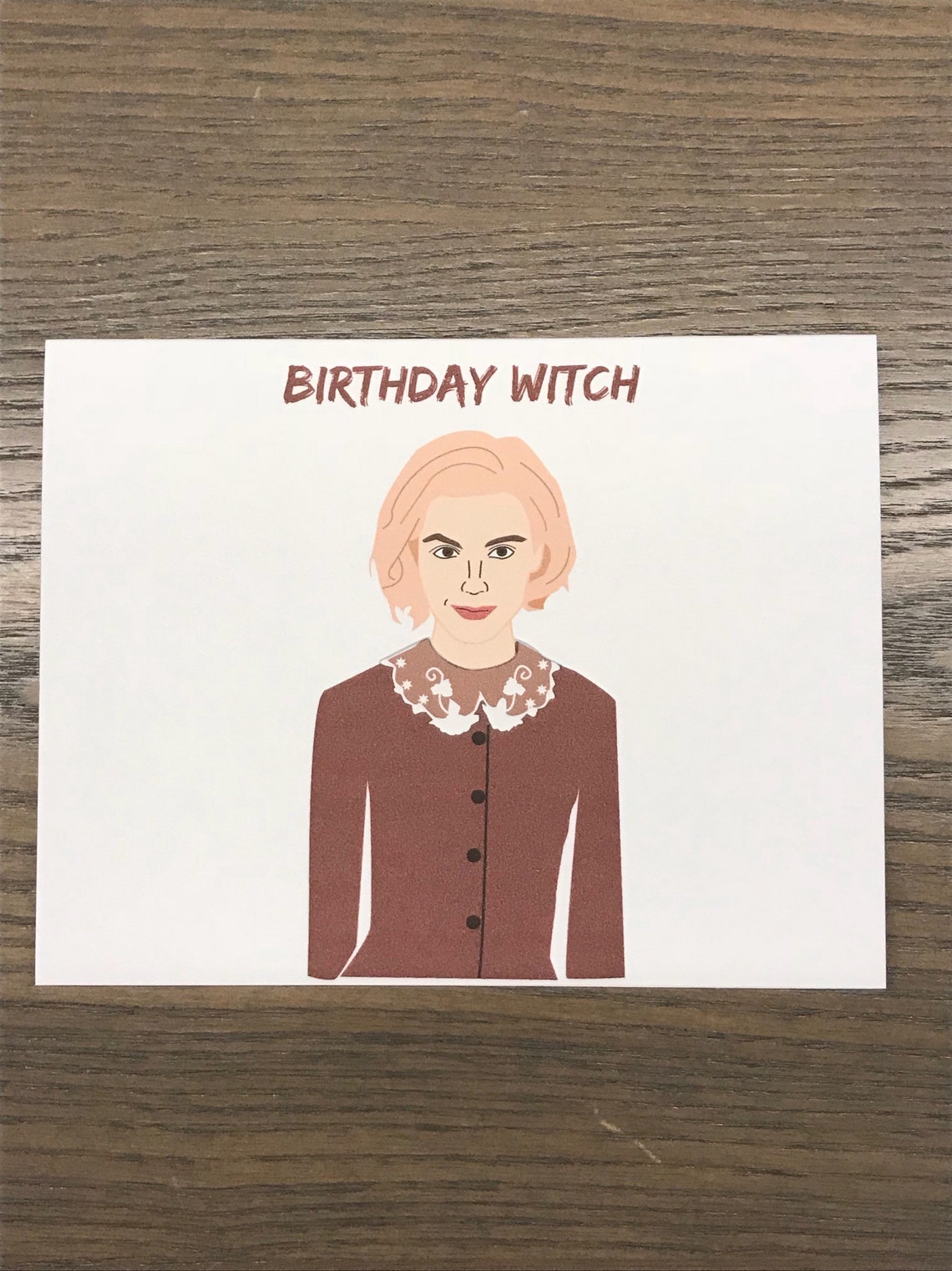 Sabrina Birthday Card Netflix Chilling Adventures - Etsy