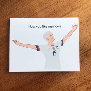 Megan Rapinoe Congratulations Card - Etsy