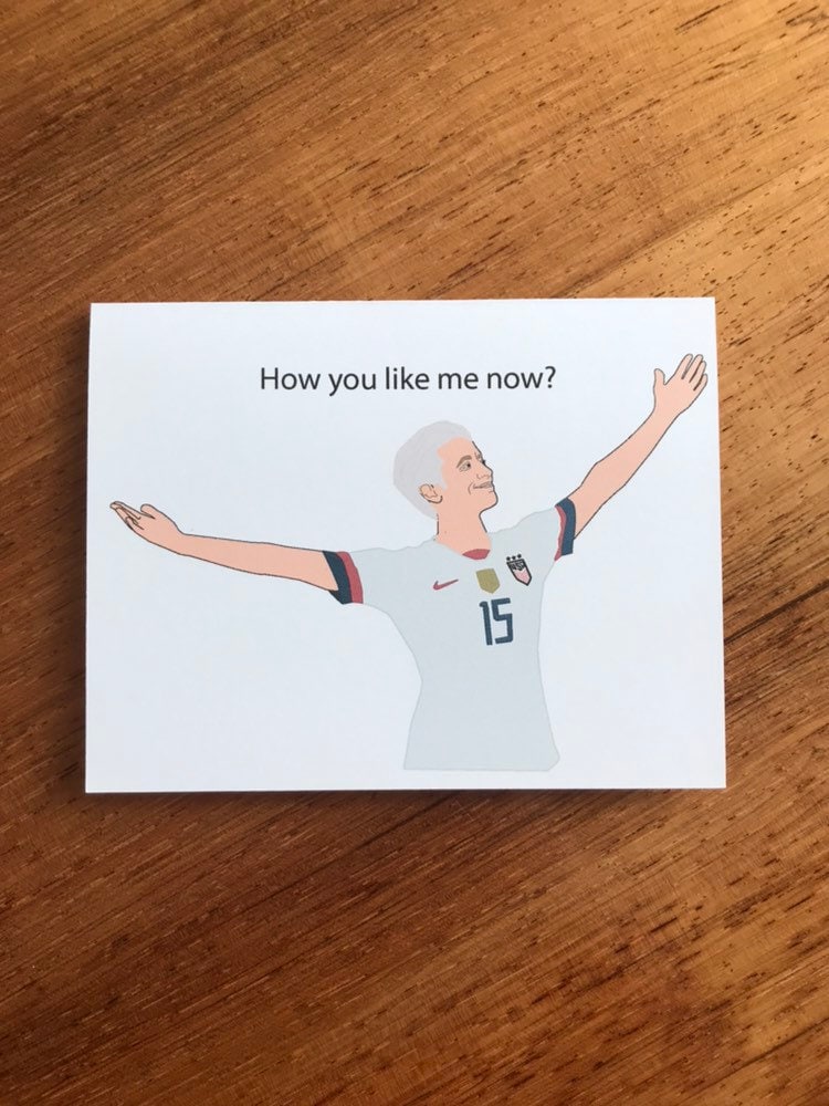 Megan Rapinoe Congratulations Card - Etsy