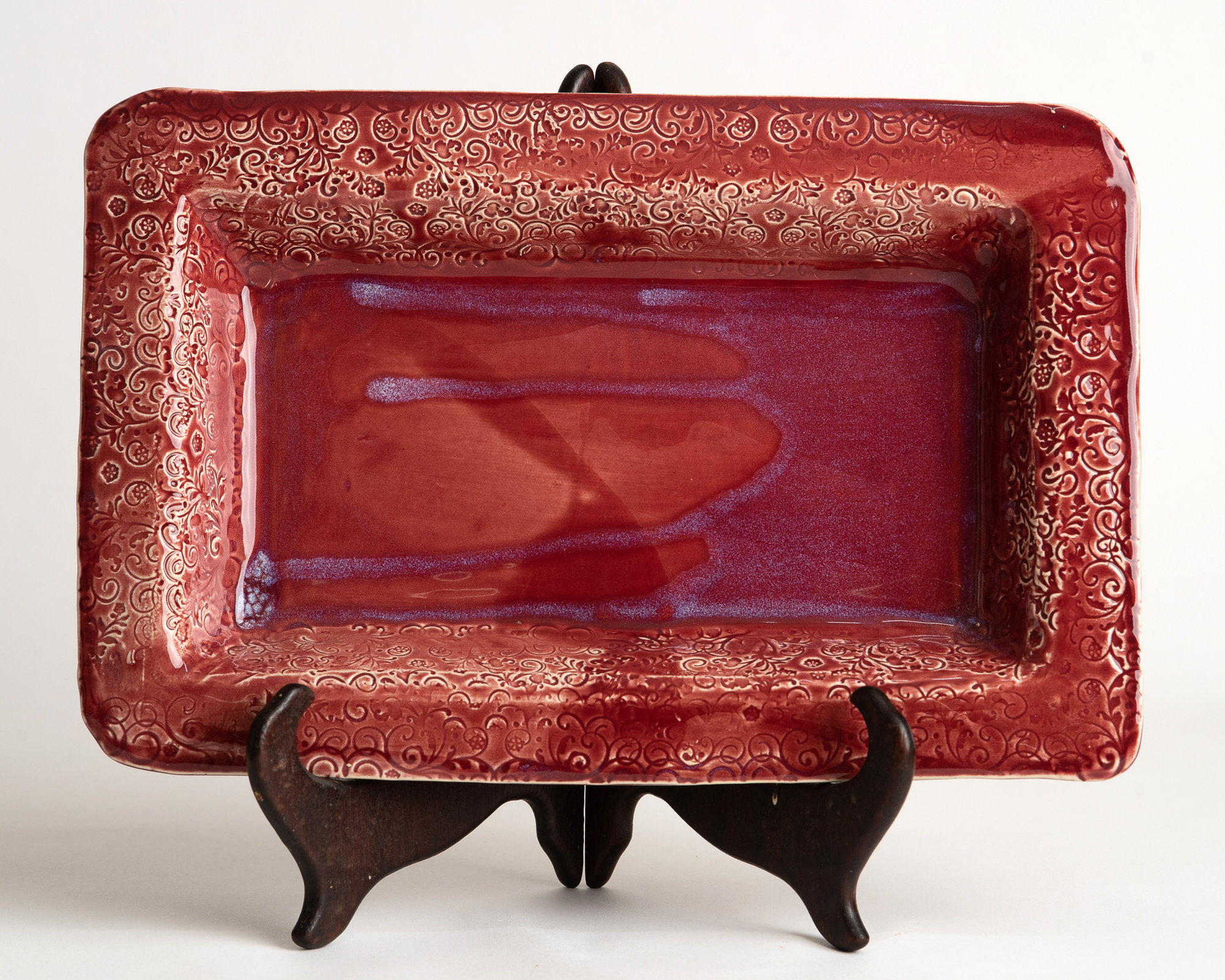 Large Embossed Serving Trays - Etsy
