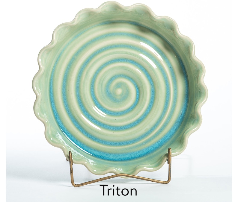 Handmade Pie Plate With Scalloped or Fluted Edges Large - Etsy