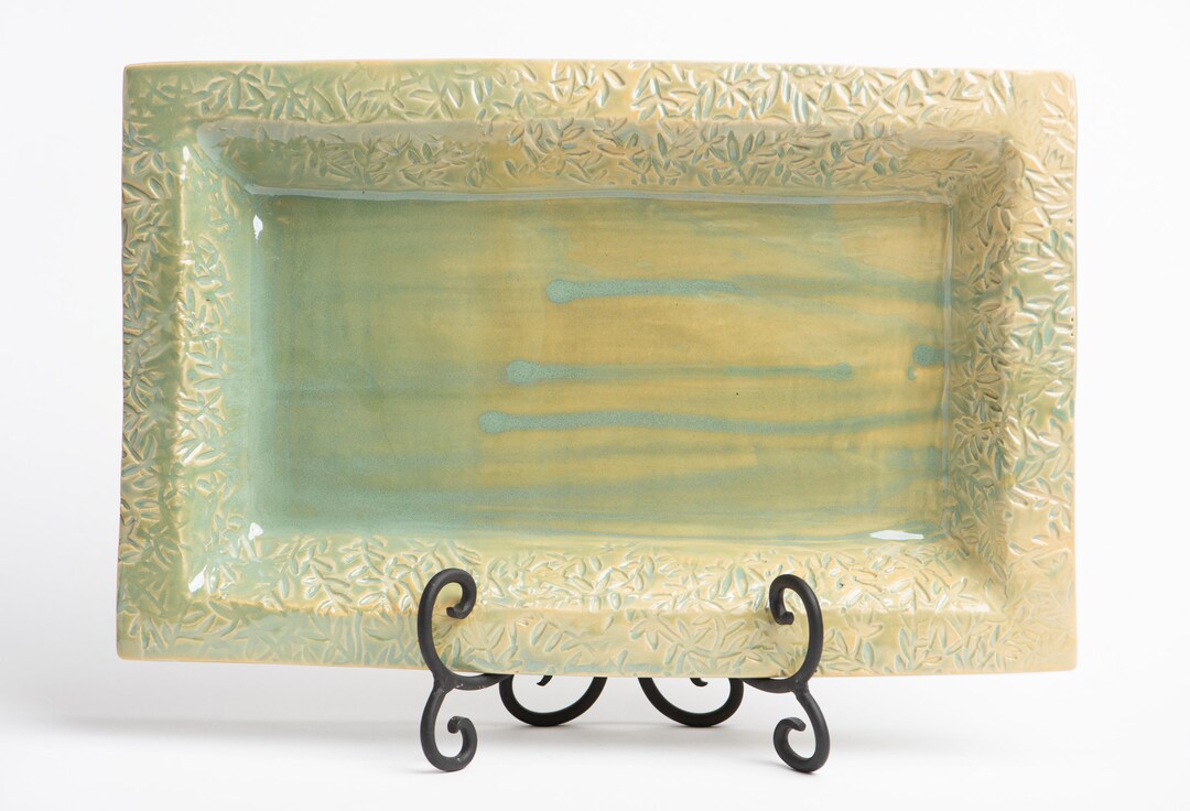 Large Embossed Serving Trays - Etsy