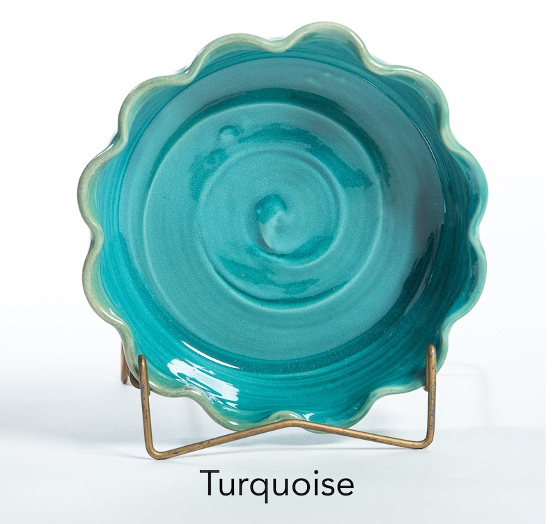 Handmade Pie Plate With Scalloped or Fluted Edges Large - Etsy