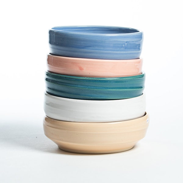 Wide Shallow Bowls - Etsy