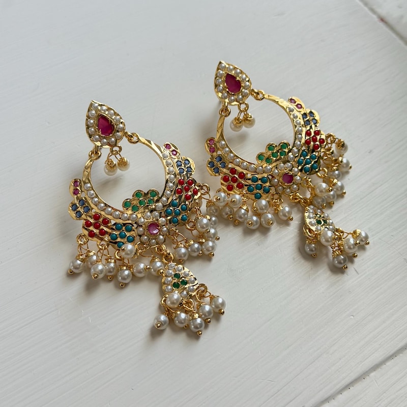 Pakistani Earrings - Etsy