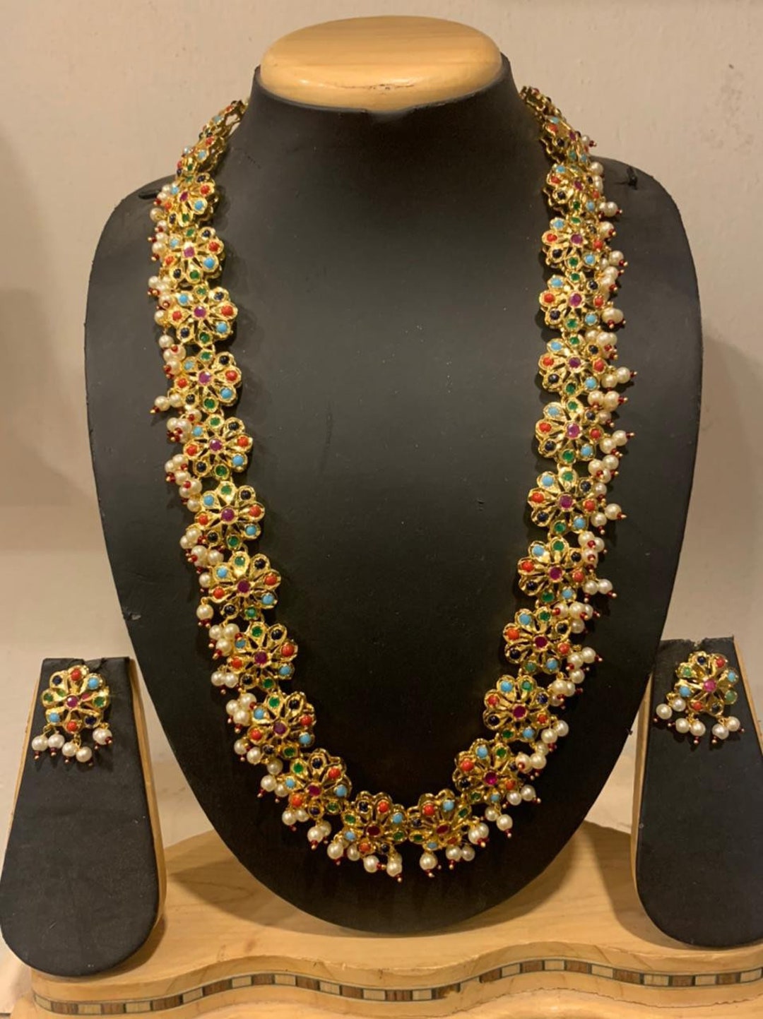 Farwa Phool Mala Set - Etsy