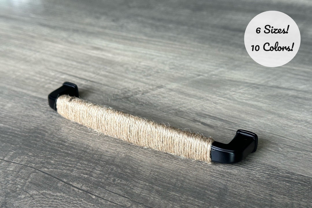 Rope Drawer Pull // Jute Pull // Shabby Chic // Beach Decor // Nautical ...