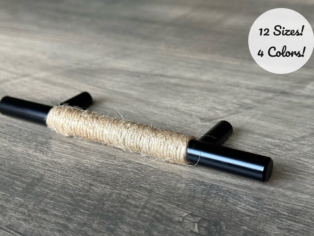 Rope Drawer Pull // Jute Pull // Shabby Chic // Beach Decor // Nautical ...