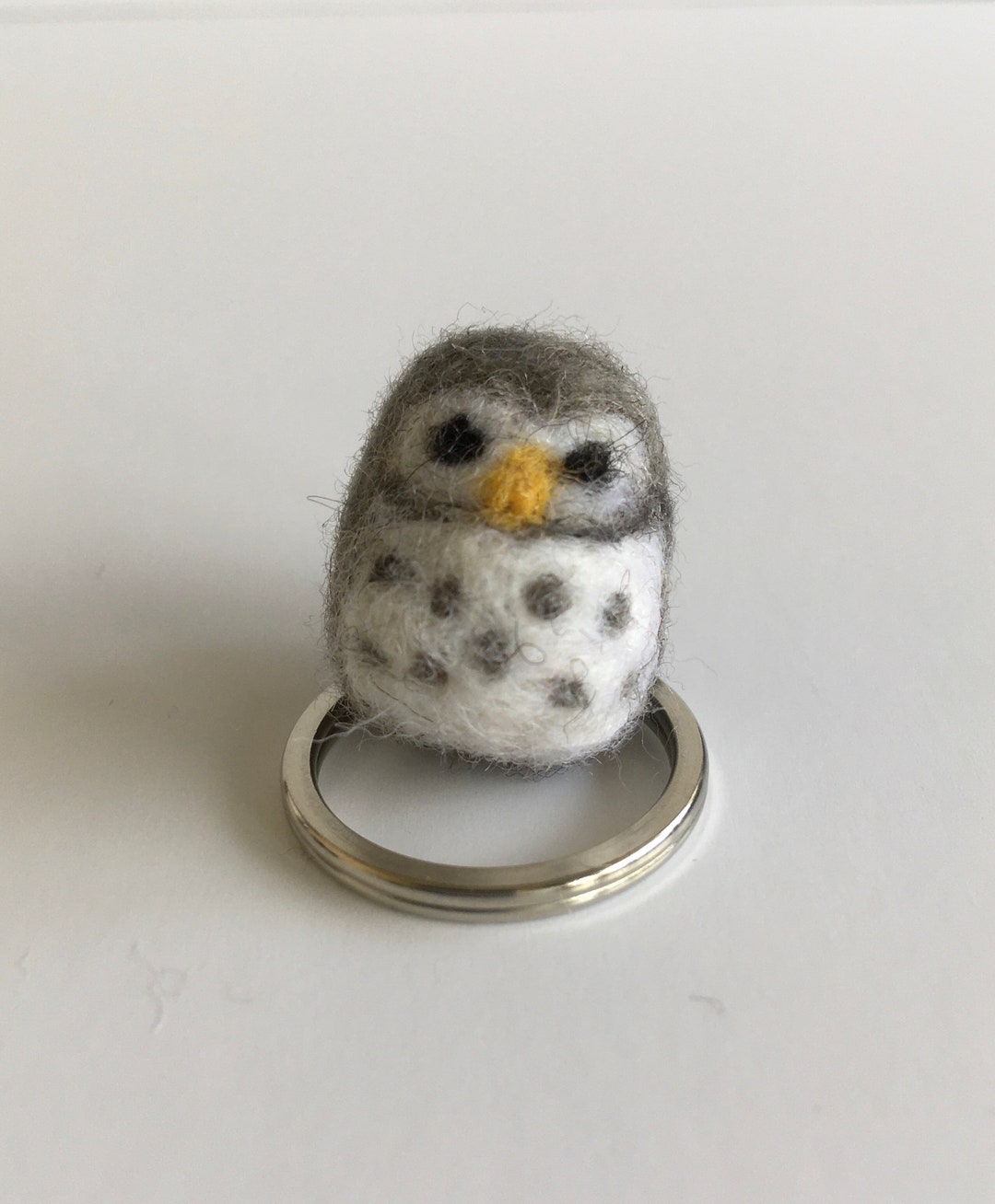 Handmade, Needle Felted Cute Animals Available as Figures/keyrings, Owl ...