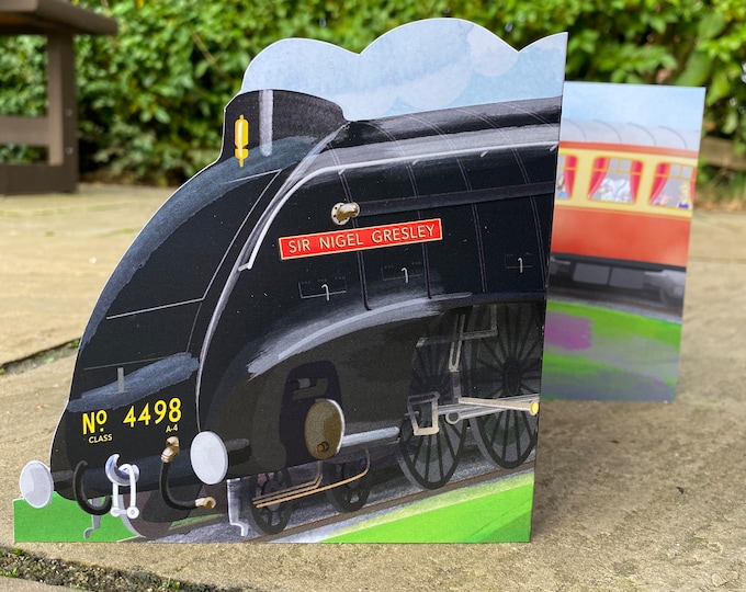 Steam Train Candle - Etsy UK