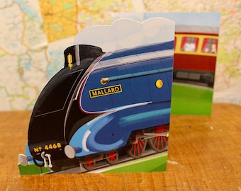 Steam Train Card | Etsy UK