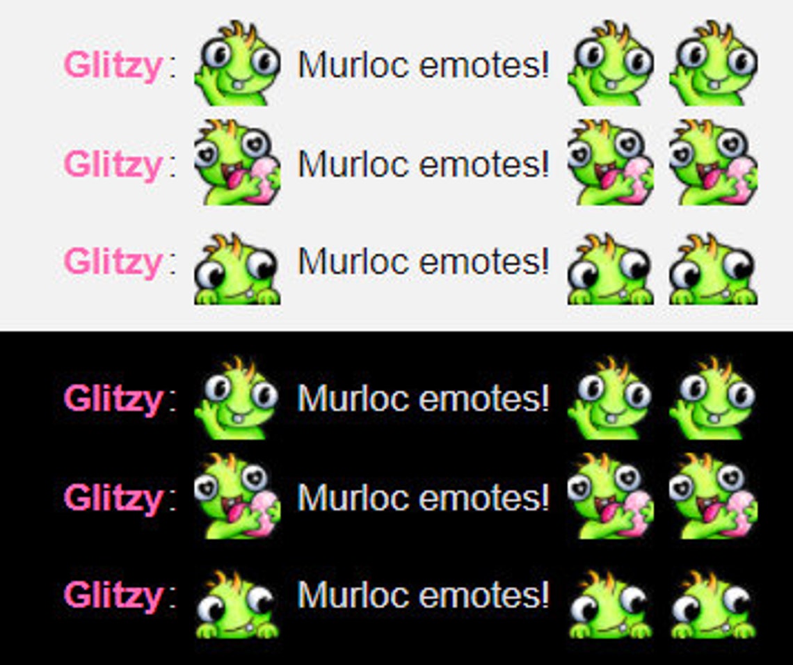 Murloc Warcraft Emotes - Twitch Emote Premade Affiliate Partner ...