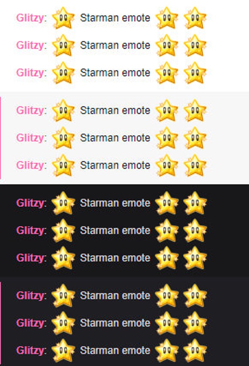 Super Star - Twitch Emote Premade Super Mario - Etsy
