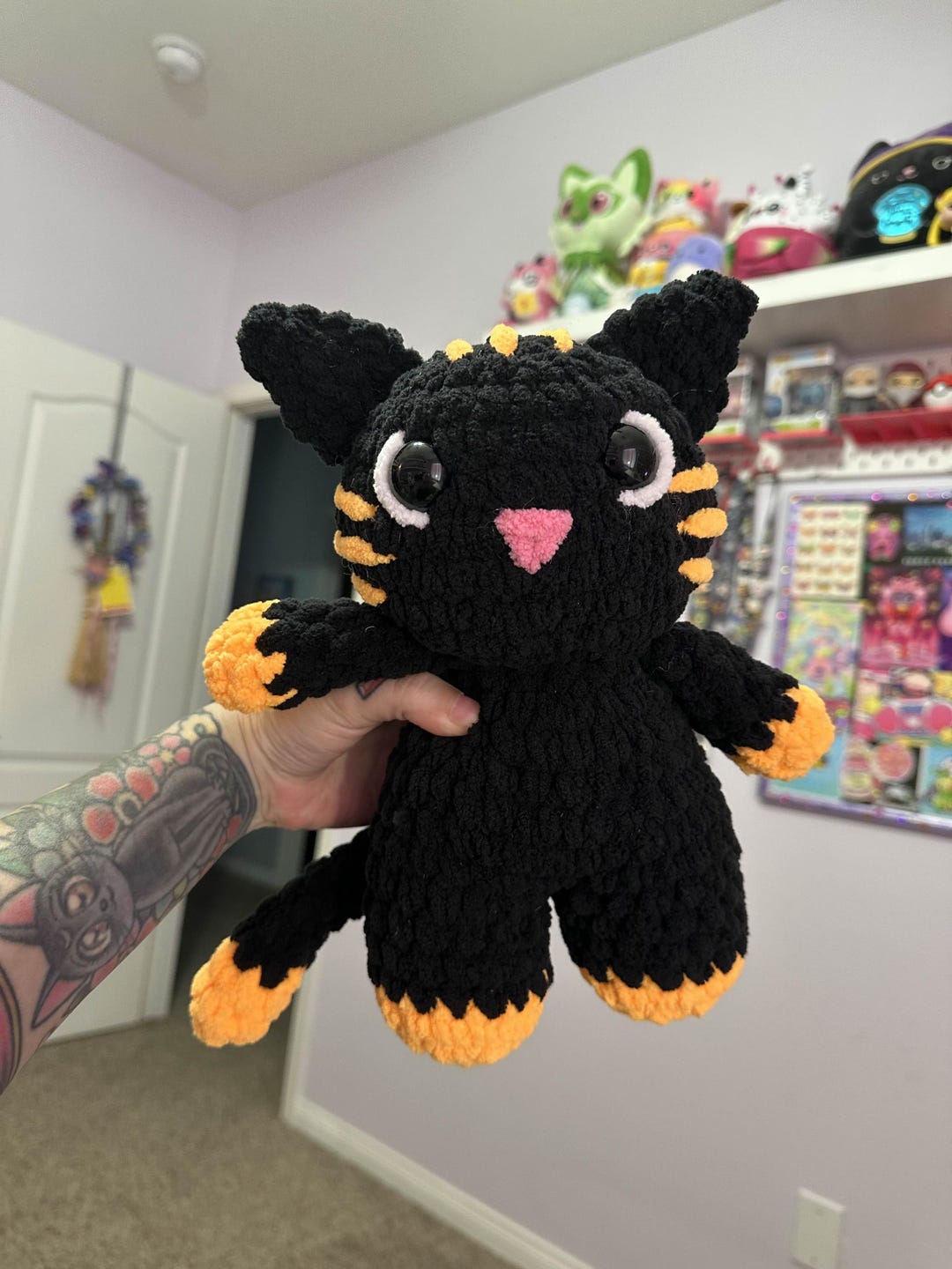 WINIFRED THE CAT Ready to Ship Crochet Plushie - Etsy